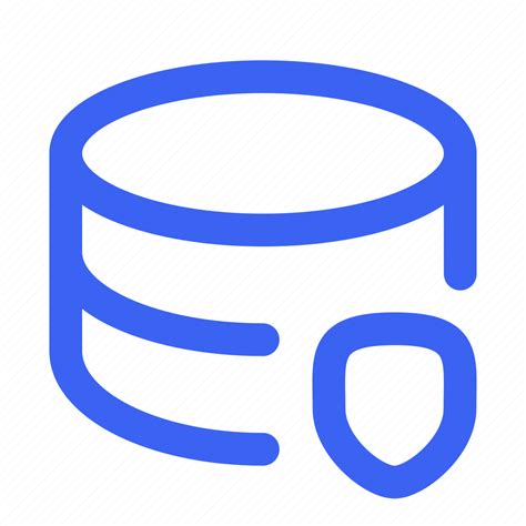 Database Data Server Storage Network Protection Shield Icon Download On Iconfinder