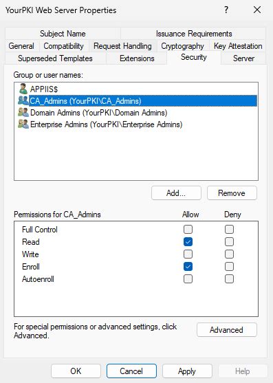 The Requested Template Is Not Supported By This Ca Error 0x80094800 Pki Solutions