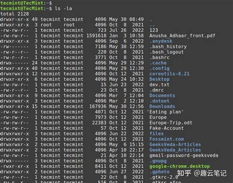 Linux中的20个基本 Ls”命令示例 知乎