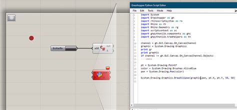 add ellipse to canvas with python how grasshopper developer