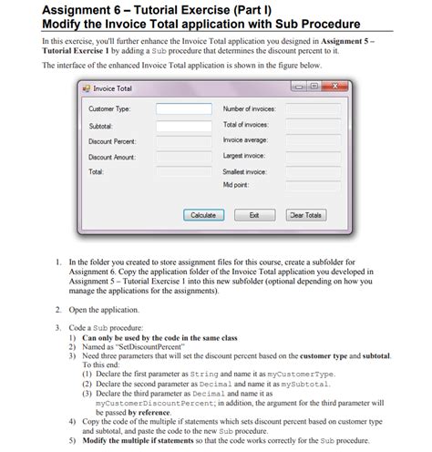 Solved I Need Help With This Assignment Programming In VB Chegg
