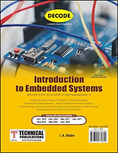 buy decode introduction to embedded systems for jntu h 18