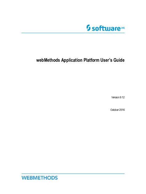 fillable online webmethods application platform user s guide fax email