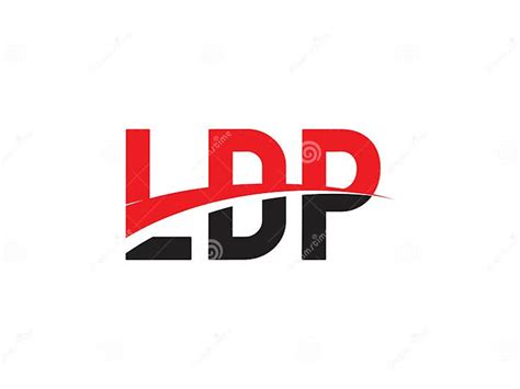 Ldp Letter Initial Logo Design Stock Vector Illustration Of Letter