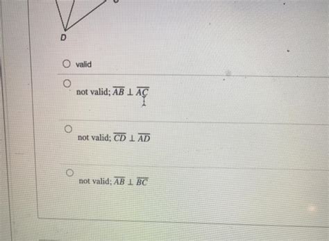 solved determine if the conclusion is valid if not