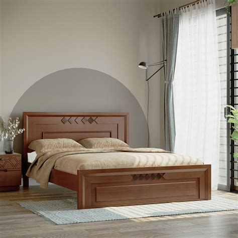 Simple Double Bed Designs With Box