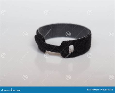 Hook And Loop Fastener Aka Velcro Stock Image Image Of Black Clothing 218204211