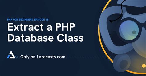 Extract A Php Database Class