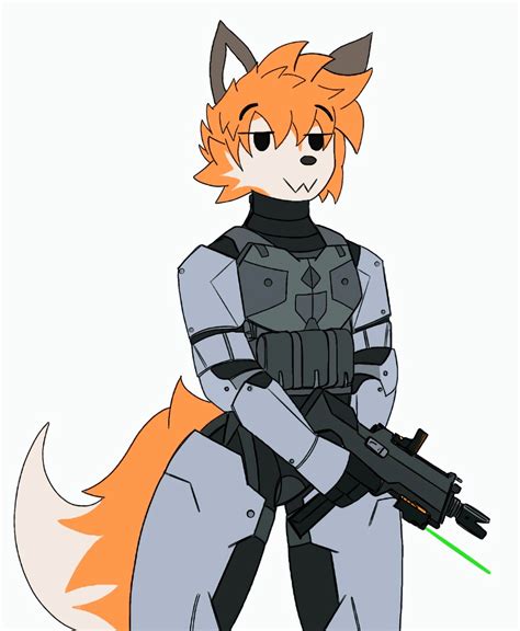 Armored Foxxo By Naullushthelucario On Deviantart