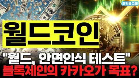 월드코인 분석 월드앱 안면 인식 테스트 블록체인 시장의 카카오가 목표 월드코인 월드코인분석 월드코인호재 월드코인전망 월드코인시세 월드코인가격 Youtube