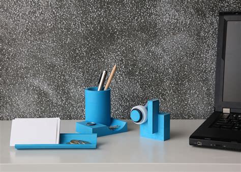 Yen Wen Tseng Designs Merge Sculptural Concrete Stationery