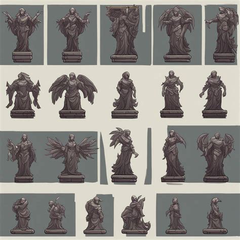 Sprite Sheet Statue Game Asset 2d By Vahidras On Deviantart