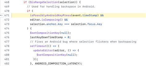 Bug Backspace Triggers A Delete On Android Devices · Issue 3896 · Facebooklexical · Github