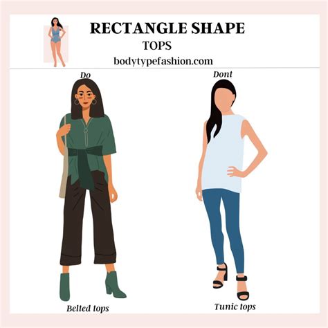 Fashion Mistakes To Avoid For The Rectangle Shape Fashion For Your Body Type