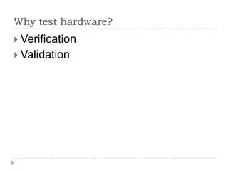 Automated Python Test Frameworks For Hardware Verification And Validation PPTX