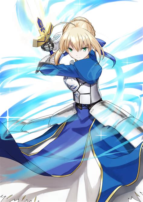 Safebooru 1girl A Senmei Ahoge Armor Armored Dress Artoria Pendragon