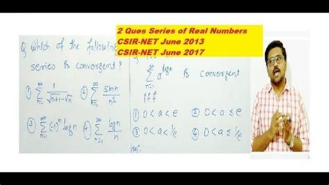 Sequence And Series Csir Netseries Csir Netcsir Net June 2013csir