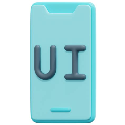 Ui D Render Icon Illustration PNG
