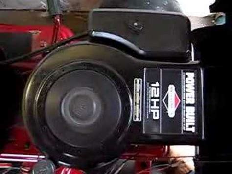 Briggs & Stratton 12HP Sincro Balanced Power Built Engine - YouTube
