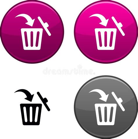 Buttons Accept And Delete Stock Illustration Illustration Of Accept
