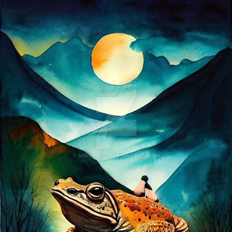 Huge Toad In Moutntain By Mirecat2 On Deviantart