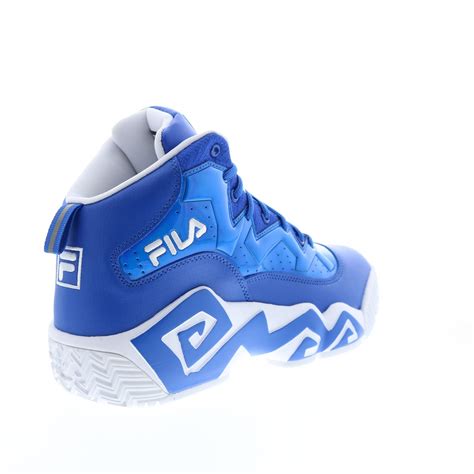Fila Mb Night Walk 1bm01747 421 Mens Blue Leather Athletic Basketball