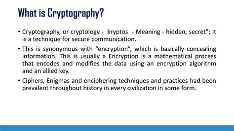 Cryptography An Enquiry Into The Evolution Of Enciphers And Vedic