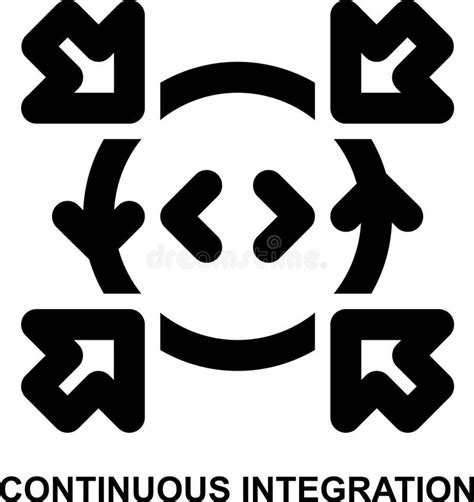 Continuous Integration Continuous Development Programming Software Integration Outline Icon