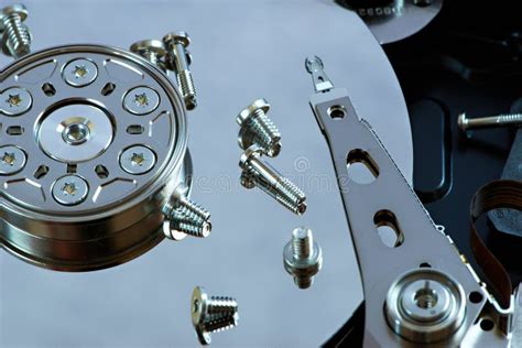 Repair Hard Disk Stock Photo Image Of Harddrive Reading 28004120