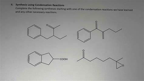 Ii ﻿synthesis Using Condensation Reactionscomplete