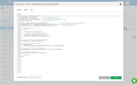 Cloud Code Braincloud Docs