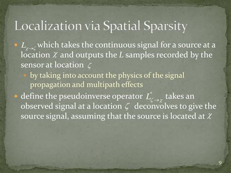 ppt distributed target localization via spatial sparsity powerpoint