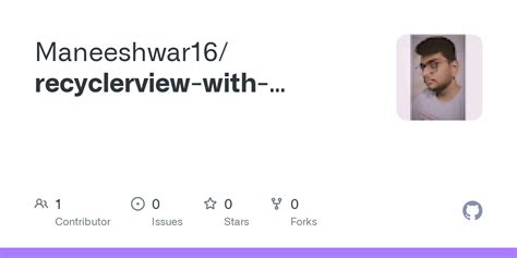 github maneeshwar16 recyclerview with jetpack compose