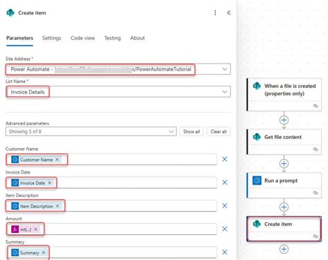 Extract Invoice Data Using Ai Builder In Power Automate