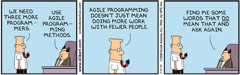 Dilbert Saves The Agile Day Agitma