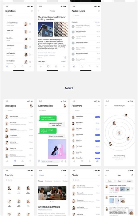 Genesis Ios App Ui Kit — Ui Kits On Ui8 Ios App Ui App Layout Ui Kit
