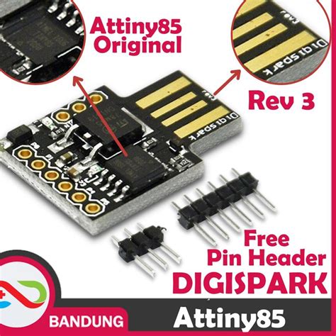 Jual Trxm3m7y Digispark Attiny85 Kickstarter Usb Development Board For Arduino Shopee Indonesia