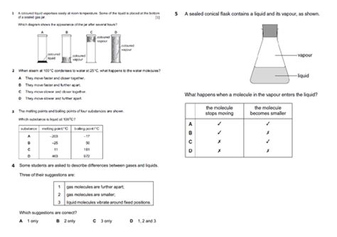 Igcse Chemistry Unit 1 Measurement Particles And Purification