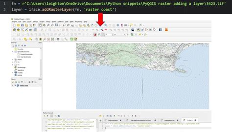 Leighton Lombard On Linkedin Python In Qgis Pyqgis Snack🍍 Adding A