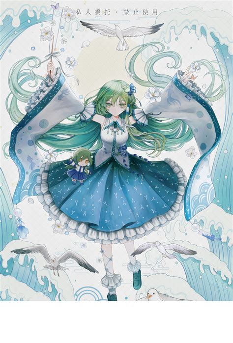 Hourai Kiriri Kochiya Sanae Touhou Absurdres Chinese Commentary