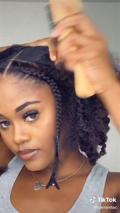 How To Faux Frohawk Mohawk On 4c Natural Hair Protective Style Tupo1 Artofit