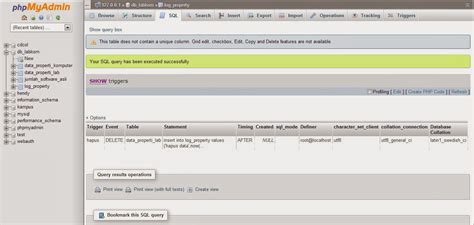 Tugas Ti Tok Doang Cara Membuat Trigger Delete Dengan Mysql