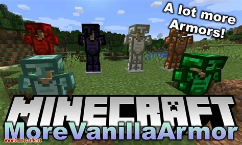 Morevanillaarmor Mod 1 19 2 1 18 2 Armor Of All Vanilla Materials Mc Mod Net