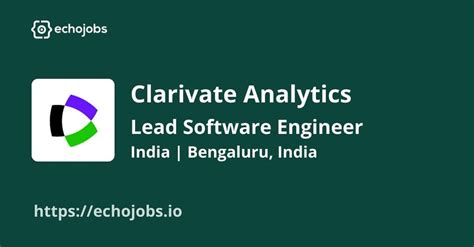 Clarivate Analytics Is Hiring Lead Software Engineer India Bengaluru India Postgresql Sql