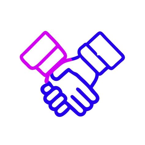 Joint Icon Outline Gradient Premium Ai Generated Vector