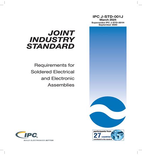 ipc j std 001 revision j standard only requirements for soldered