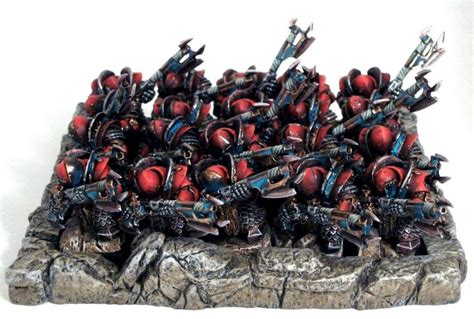 Chaos Dwarf Warhammer Fantasy Chaos Dwarf Infernal Guard With Fireglaives Gallery Dakkadakka