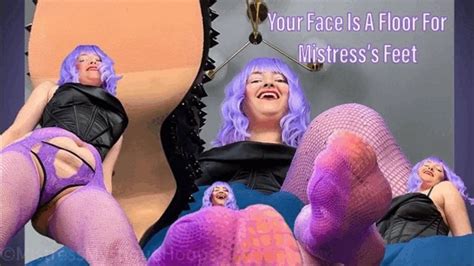 Your Face Is A Floor For Mistresss Feet Mistress Steps All Over Your