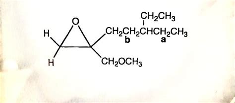 Solved How Many Proton Types Are In This Compound The Chegg Com