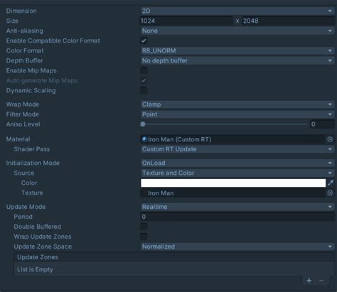 procedural particlesystem shape texture not working unity engine